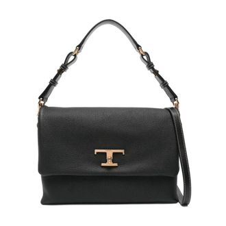 Tod's Femme, Sacs, Noir, Taille: ONE Size T Timeless Mini