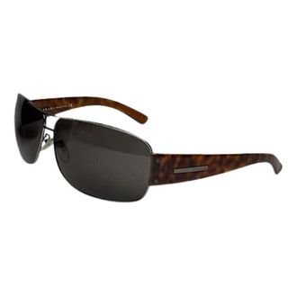 Prada Lunettes de soleil en plastique Pre-owned - Femme - Pre-owned - Brun - Taille: ONE Size