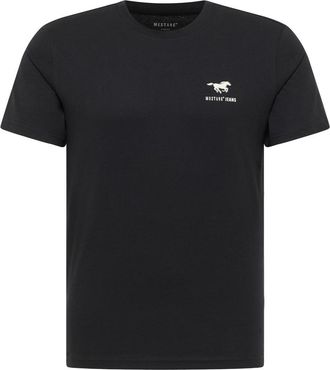 Mustang Jeans Herren Style Austin T-Shirt, Jet Black 4188, L
