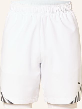 J.Lindeberg J.Lindeberg 2-In-1-Tennisshorts weiss