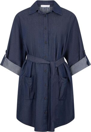 Fabiana Filippi Femme, Robes, Bleu, Taille: 44 FR Robes
