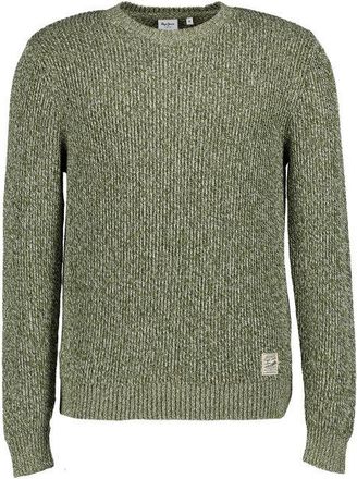 Pepe Jeans London Herren Pullover gr&uuml;n Baumwolle unifarben