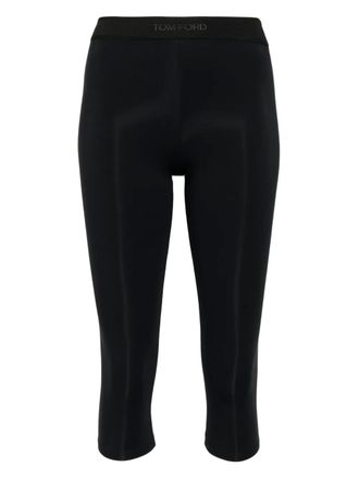 Tom Ford legging à logo - Noir