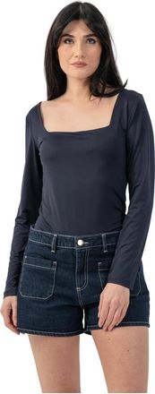 Kocca Femme, Tops, Bleu, Taille: 40 FR Maglia scollo squadrato
