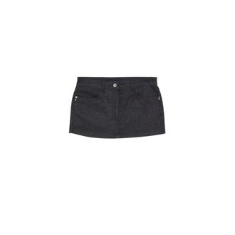 Patrizia Pepe Jupe en jean - Femme - Jupes - Bleu - Taille: 38 FR