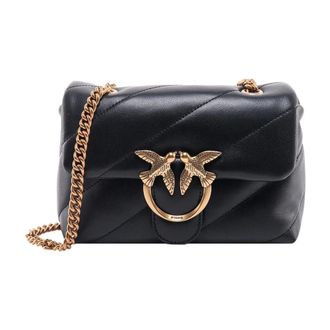 Pinko Pinko, Femme, Sacs, Noir, Taille: ONE Size Love Mini Puff