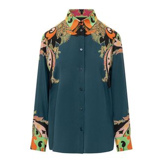 Etro Femme, Blouses et Chemises, Bleu, Taille: 44 FR Chemises
