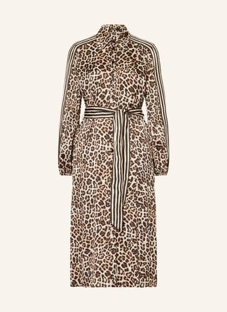 Marc Aurel Marc Aurel Hemdblusenkleid Aus Satin beige