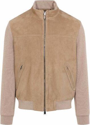 Canali Bomberjacke - Beige