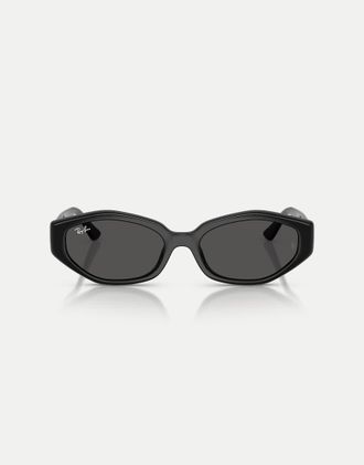 Ray-Ban Rb4473 - Lunettes de soleil avec verres gris irr&eacute;guliers - Noir