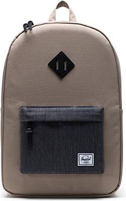 Herschel Heritage Backpack Sac à Dos, Timberwolf/Denim Noir, Classic 21.0L Mixte Adulte