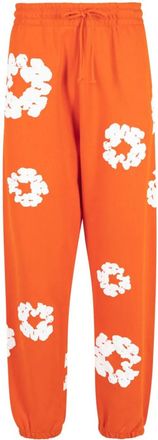 Denim Tears pantalon de jogging The Cotton Wreath - Orange