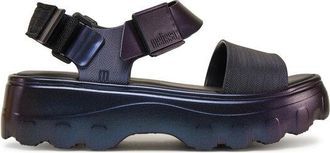 Melissa Sandalen Melissa Kick Off Sandal Metallic Ad M 36081 Dunkelblau