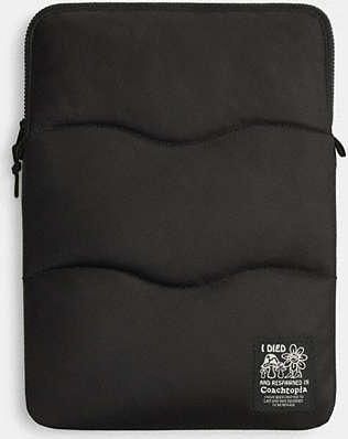 Coach topia Loop Laptophülle Mit Wellenförmiger Absteppung