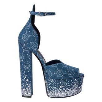 Philipp Plein Damen, Schuhe, Blau, 39 EUGr&ouml;&szlig;e