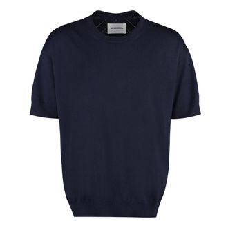 Jil Sander Rundhals-Strickware - - Knitwear - Herren - Blau - L