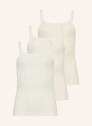Petit Bateau Petit Bateau 3er-Pack Tops weiss
