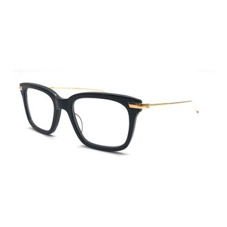 Thom Browne unisex, Accessoires, Noir, Taille: 51 MM Portefeuille en Cuir Noir &Eacute;l&eacute;gant