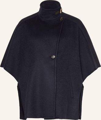 Max Mara Cashmere-Cape Derrik blau