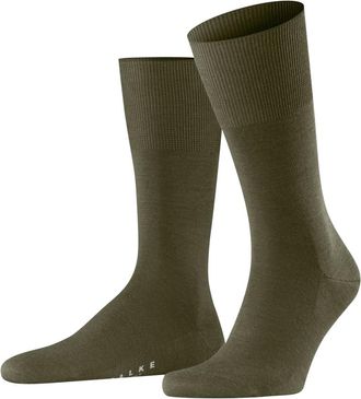 Falke Glatte Socken Airport mit klimaregulierender Merinowolle in