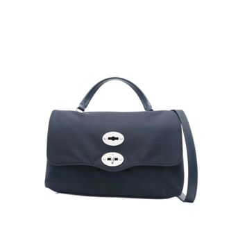 Zanellato Femme, Sacs, Bleu, Taille: ONE Size Sac à main bleu avec bandoulière ajustable