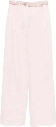 Max Mara Femme, Pantalons, Rose, Taille: 40 FR Wide Pantalons