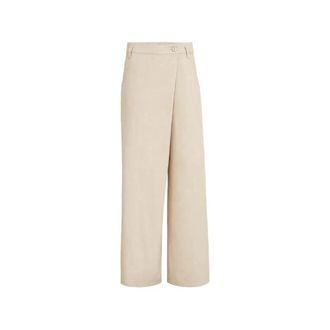 Brunello Cucinelli Loose Wrapped Hosen - - Trousers - Damen - Beige - L