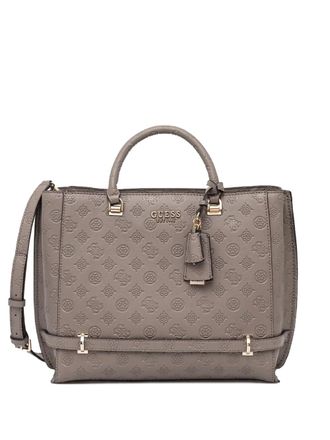 Guess Co sac cabas à logo embossé - Gris