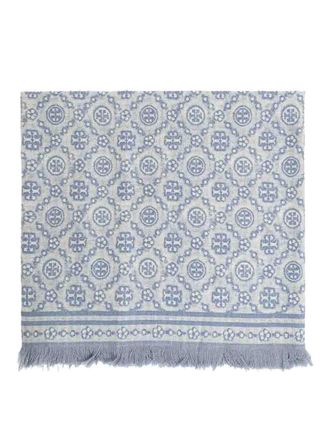 Tory Burch &Eacute;charpe - Bleu Clair