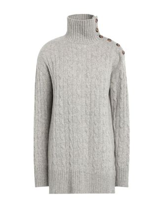 Ralph Lauren BUTTONED-PLACKET TURTLENECK