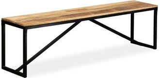 vidaXL Vidaxl - Sitzbank Massiv-Mangoholz 160x35x45 cm