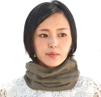 Charm by Casualbox Bandeau Tour De Cou Chaud - Cache Cou Moto Homme Echarpe Chaude Femme Hiver Tube Couvre-visage Masque Unisexe 100% Bio Coton Made In Japan Marron