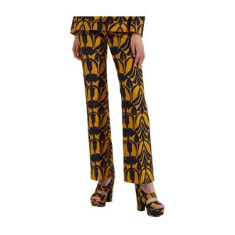 La DoubleJ Figurbetonende Bootcut-Hose f&uuml;r die Samstagnacht - - Trousers - Damen - Mehrfarbig - S