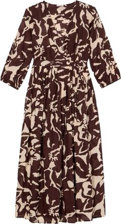 Oltre Damen, Kleider, Braun, 3XLGröße