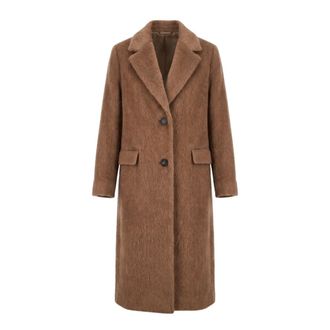 PESERICO Femme, Manteaux, Brun, Taille: 42 FR Manteau S20191 08434