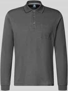 Lerros Regular Fit Poloshirt in Two-Tone-Machart