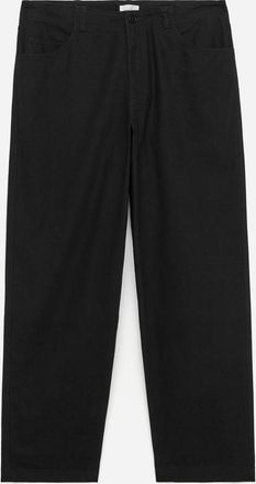 Arket Gerade Geschnittene Chino Aus Baumwolle -Schwarz