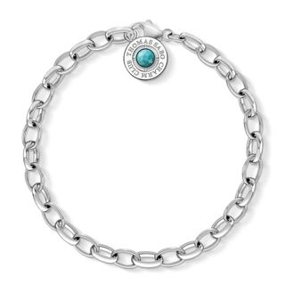 Thomas Sabo T&uuml;rkises Charm-Armband X0229-404-17 - - Accessories - Damen - Grau - ONE SIZE