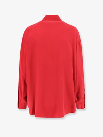 Alysi Womens Shirt, Red Silk