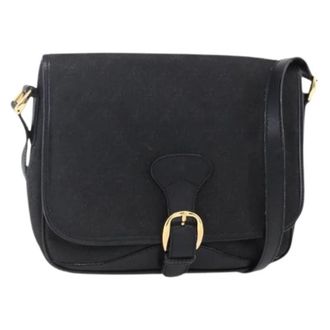 Gucci Sac bandouli&egrave;re en toile Pre-owned - Femme - Pre-owned - Noir - Taille: ONE Size