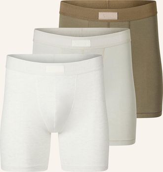 SKIMS Skims 3er-Pack Boxershorts Skims Cotton gruen