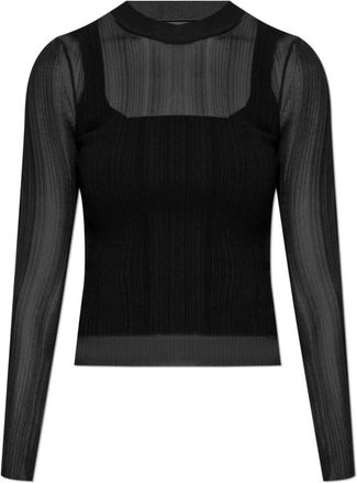 Sportmax Femme, Tops, Noir, Taille: 42 FR Buono Top