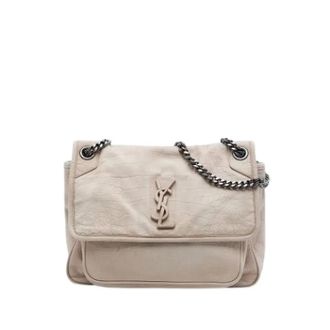 Saint Laurent Pre-owned Niki Shoulder Bag - Femme - Pre-owned - Beige - Taille: ONE Size