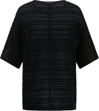 Emilia Lay Rundhals-Pullover Emilia Lay schwarz