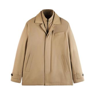 Fay Homme, Vestes, Brun, Taille: L Manteau Camel Imperm&eacute;able