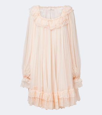Chlo&eacute; Chlo&eacute; Minikleid aus Seidenmusselin