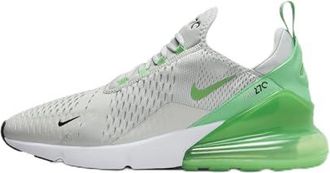 Nike Nike Baskets Air Max 270 pour homme, Argent clair/vert antichoc-noir-blanc, 42.5 EU