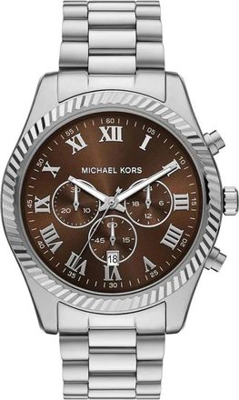 Michael Kors Montre Lexington Oversized - Homme - Accessoires - Gris - Taille: ONE Size
