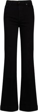 7 For All Mankind Jean Modern Dojo &agrave; taille haute en coton m&eacute;lang&eacute;