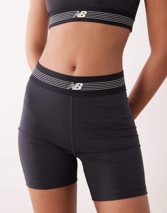 New Balance AC - Short 5 pouces ajust&eacute; - Noir